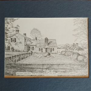 Vintage | Wall Decor | Sold Clark M Goff Blackwhite Set Of Prints ...